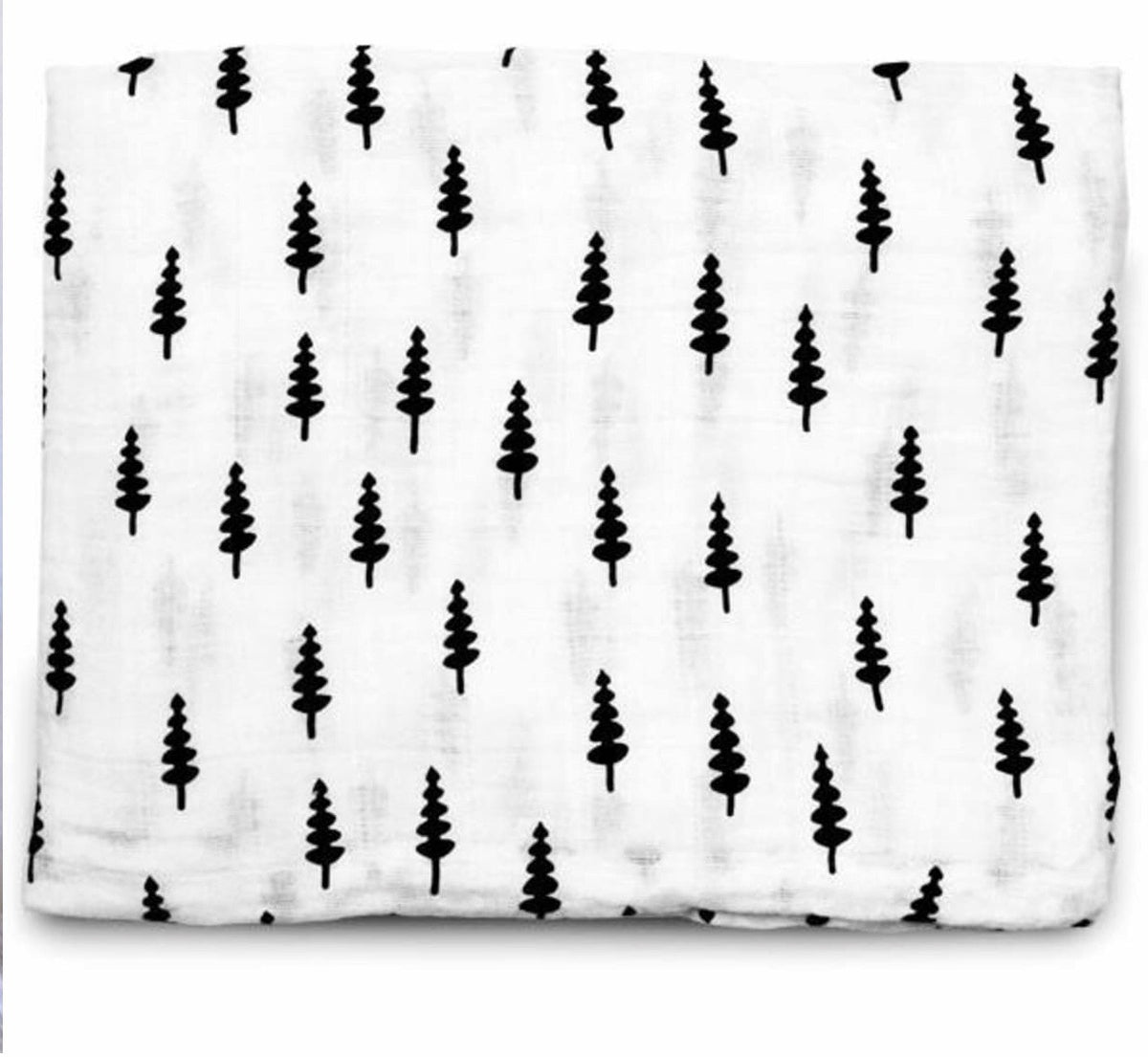 Organic Cotton Muslin Swaddle | Trees – goodnightdoll
